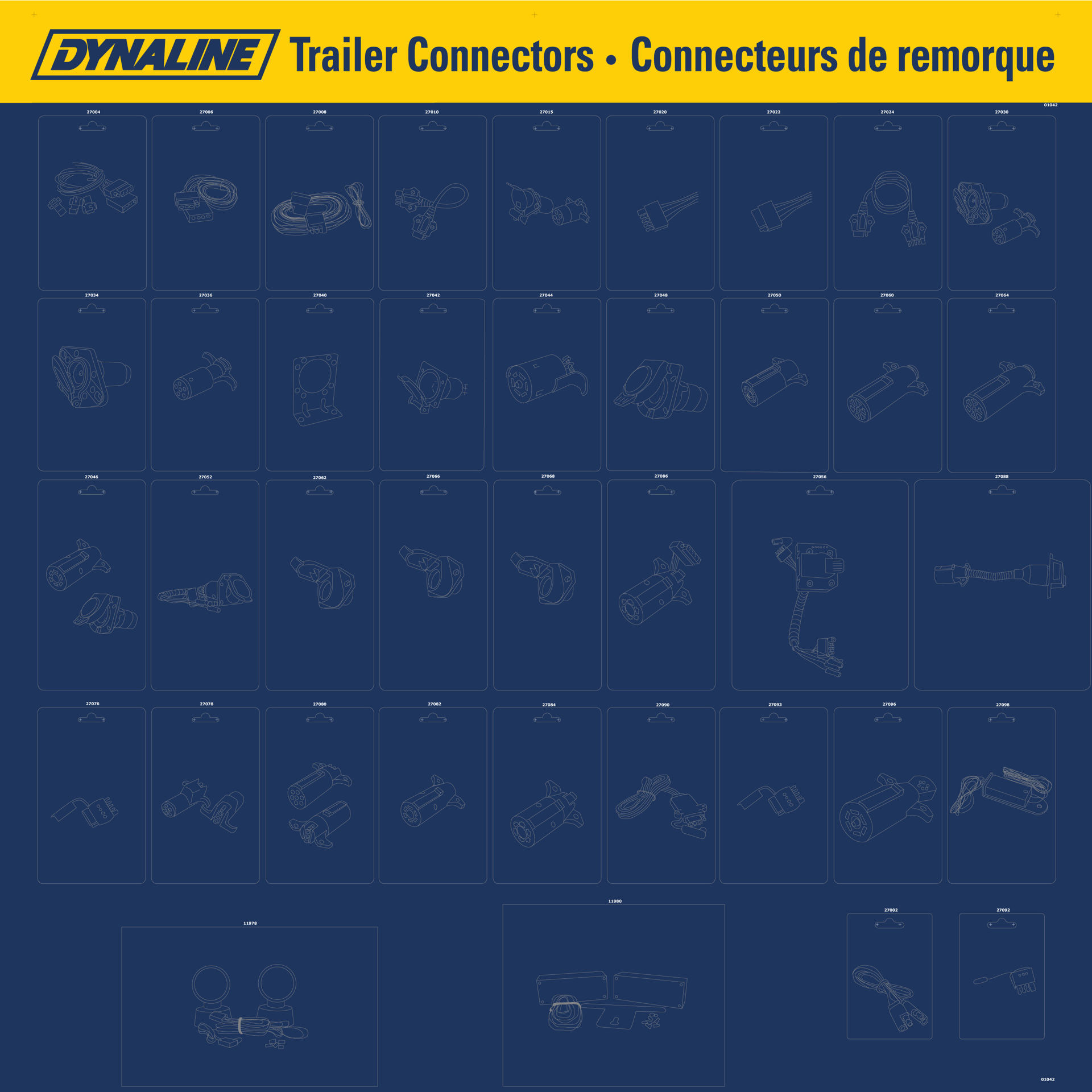 DynalineTowPro Trailer Connectors 4'x4' Plan-O-Gram