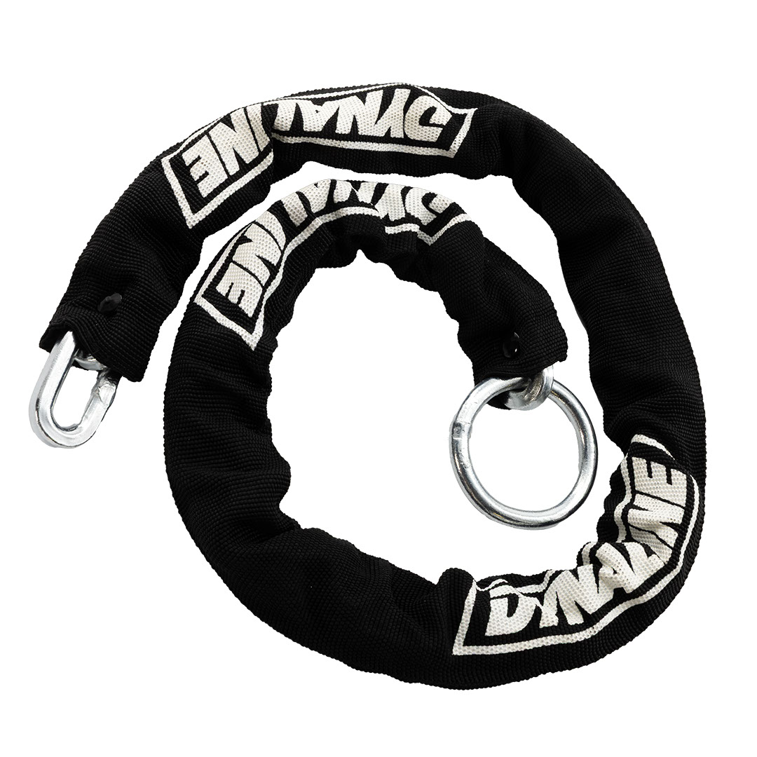 DynalineSecurity Chain 1/4" x 3' W/ Poly Sleeve
